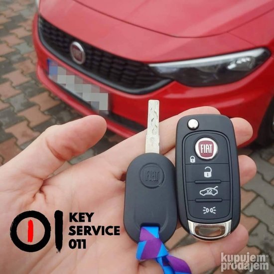 NOVO FIAT TIPO Ključ 500X Ključevi ORIGINAL NOVO - KupujemProdajem