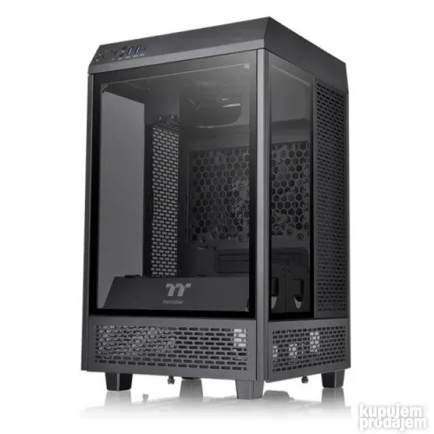 Thermaltake The Tower 100 Black mini-ITX kuciste - KupujemProdajem