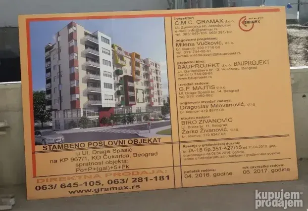 Gradilisne table - izrada gradilisnih tabli - KupujemProdajem