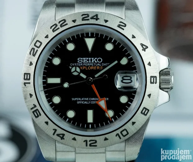 Seiko EXPLORER II MOD omaz Rolex 226570 - KupujemProdajem