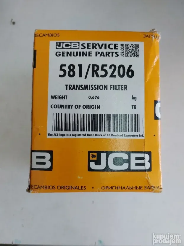 Filter menjaca JCB 3cx 4cx - KupujemProdajem