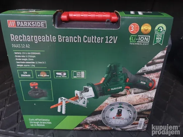 Parkside aku testera za grane 12V PAAS 12 A2 Novo - KupujemProdajem