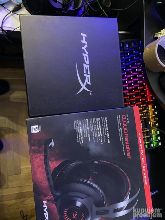 HyperX cloud Revolver headset slusalice sa mikrofonom AKCIJA - KupujemProdajem