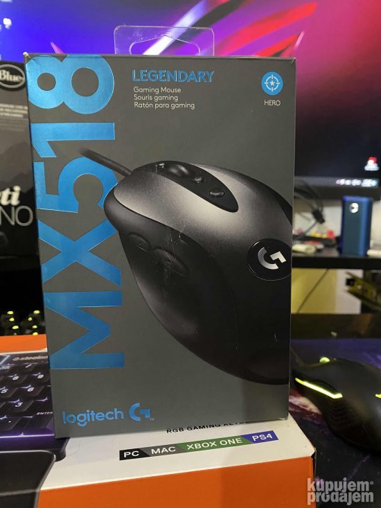Logitech MX 518 MX518 Hero legendarni mis 16000 dpi Hero - KupujemProdajem