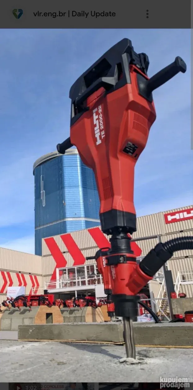 Hilti TE 2000-22 NURON ,baterijski cekic za rusenje - KupujemProdajem