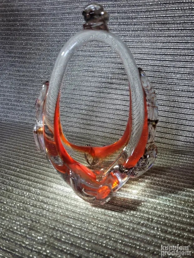 Murano nova korpa-pepeljara duvano staklo 70te. - KupujemProdajem