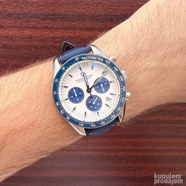 PAGANI DESIGN PD-1701 -Plava- Omega Speedmaster Moonwatch - KupujemProdajem
