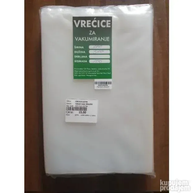 Vakum kese 200x300 Komad - KupujemProdajem
