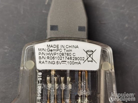 Gemalto GemPC Twin USB smart Card Reader - KupujemProdajem