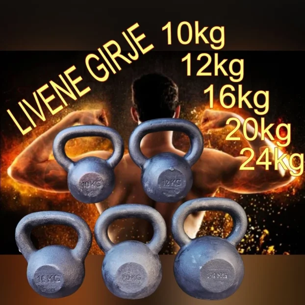 Liveno rusko zvono, livene girje, liveni kettlebell, tatami ...