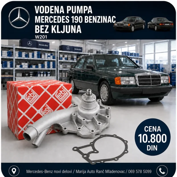 Vodena Pumpa Mercedes 124 190 e c klasa w210 w202 - KupujemProdajem