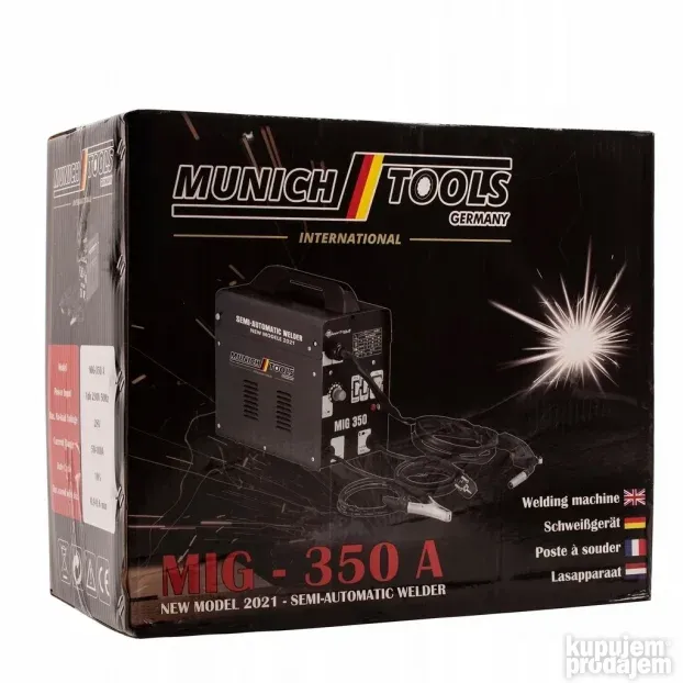 Munich Tools CO2 MIG aparat za zavarivanje bez gasa 350a - KupujemProdajem