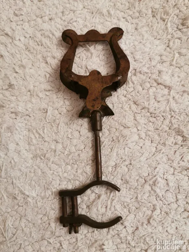 Stari mesingani drzac za note za duvacke instr - KupujemProdajem