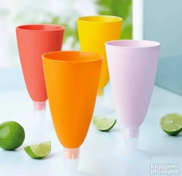 Tupperware set čaša sa stopama-Novo - KupujemProdajem