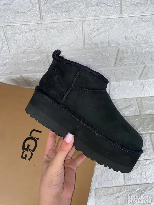 UGG CIZME CLASSIC, Ugg Mini Cizme Crne Cizme Papuce Ugg Tazz - KupujemProdajem