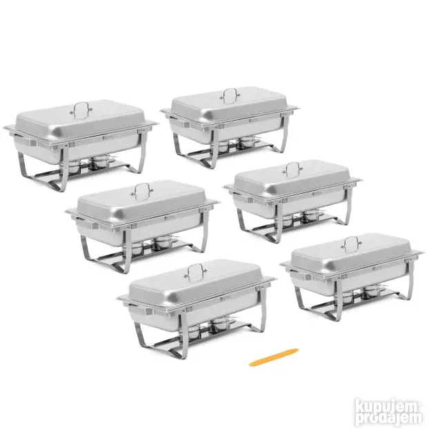 Royal Catering Set za grejanje Grejac hrane - 6 posuda - KupujemProdajem
