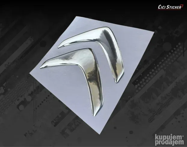 Nalepnice - CITROEN Znak 3D Stikeri - Stikeri za auto -2401 ...