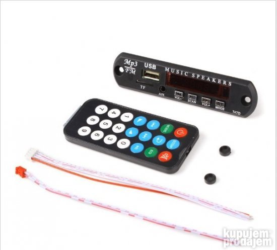 MP3 module, dekoder USB, Fm radio, SD kartice - KupujemProdajem