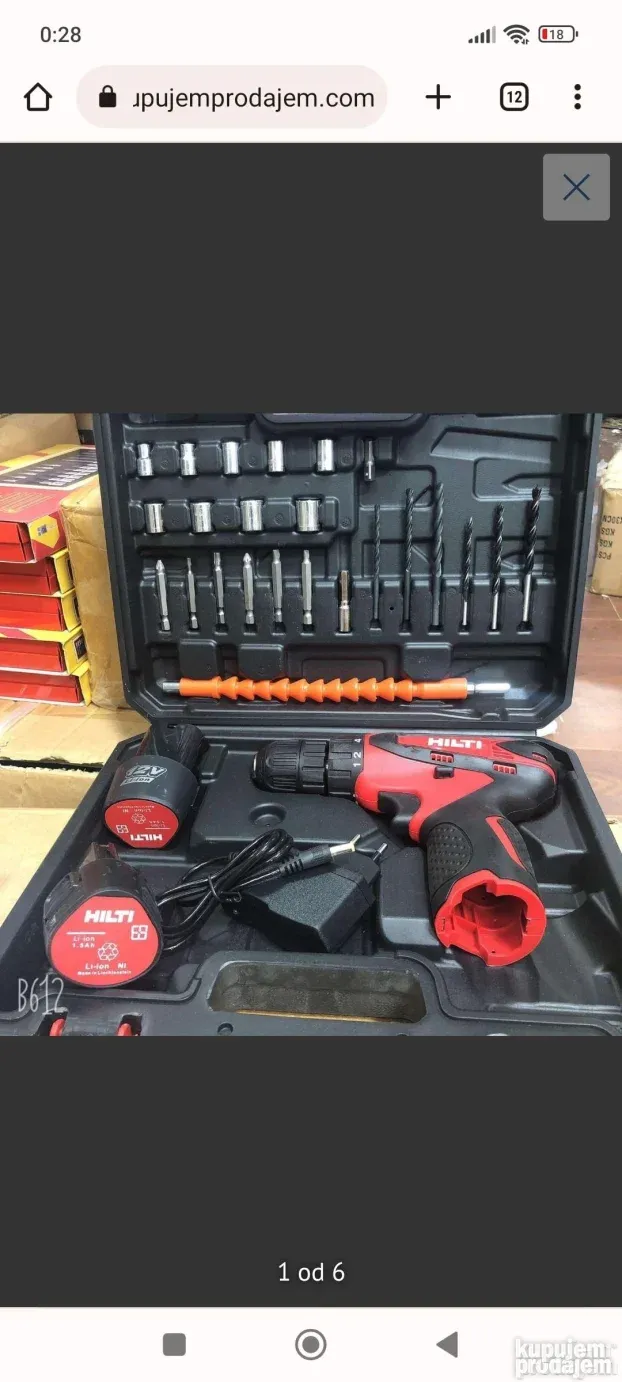 12V HILTI aku busilica sa alatom novo - KupujemProdajem