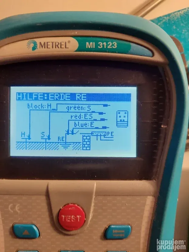 Metrel MI3123 instrument za merenje uzemljenja - KupujemProdajem