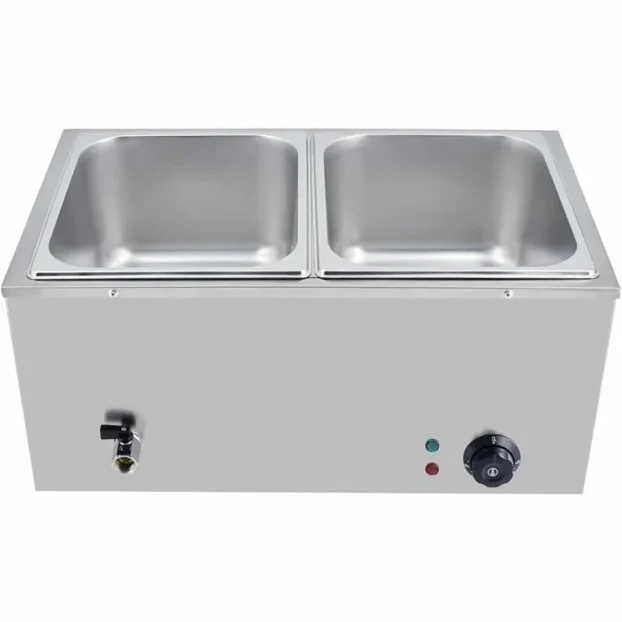 Topla vitrina za hranu Bain Marie - 2 posude - KupujemProdajem