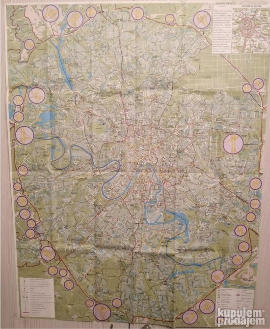 Karta Moskve 1 - KupujemProdajem