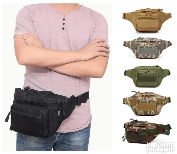 Torbica Oko Struka Vojna Takticka Pederusa Model 8 - KupujemProdajem