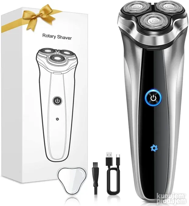 Bezicni trimer brijac za bradu sa 3 glave VIYSPNV - KupujemProdajem