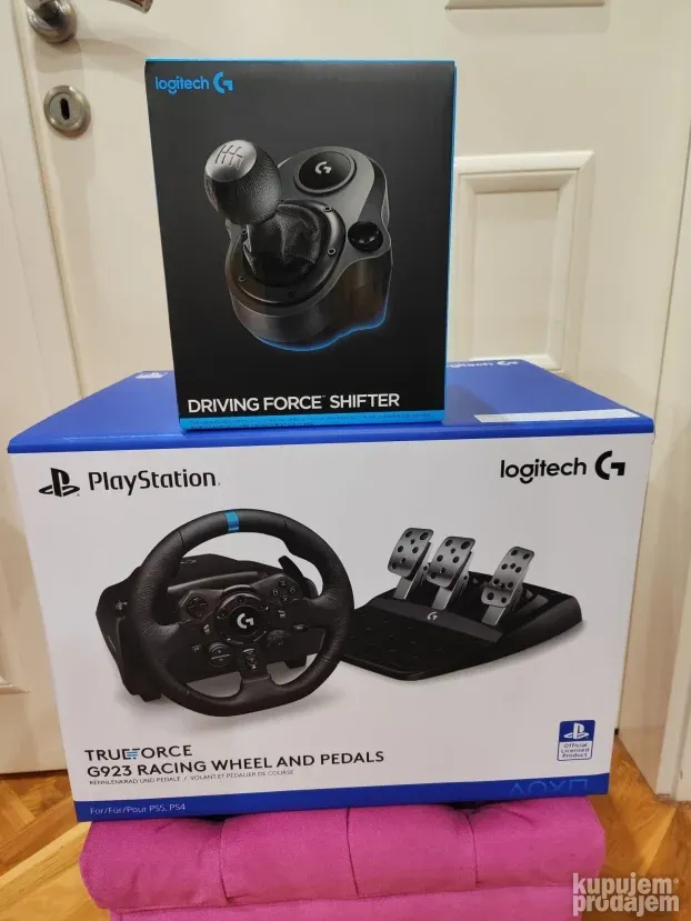 LOGITECH G923 Volan za PS4/PS5/PC + Menjač - KupujemProdajem