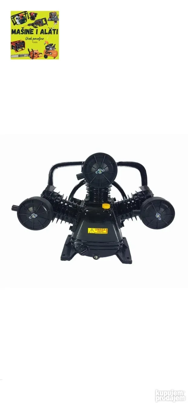 Kompresorska glava sa tri klipa - KupujemProdajem