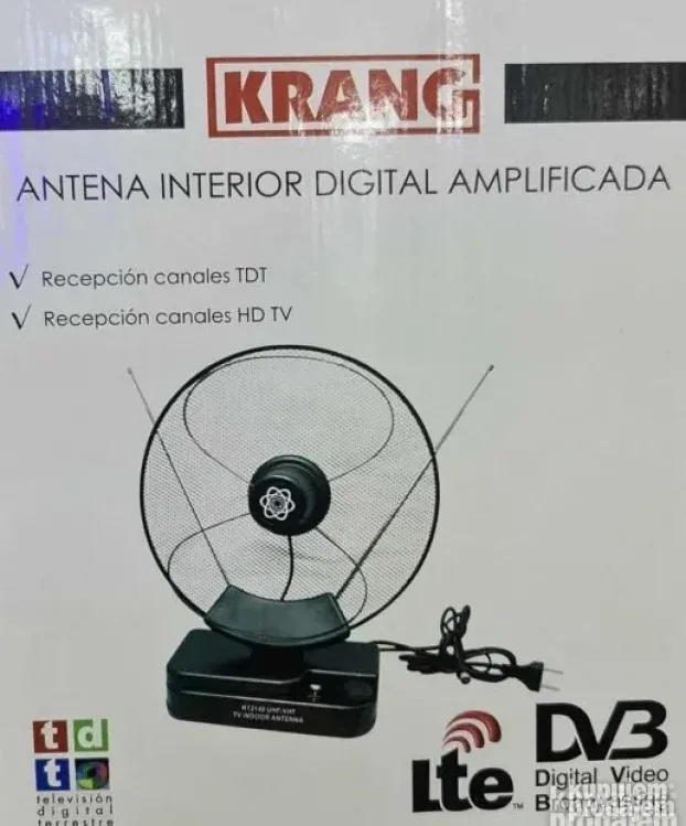 Antena sa pojacivacem-Sobna antena sa pojacivacem DVB-Antena - KupujemProdajem