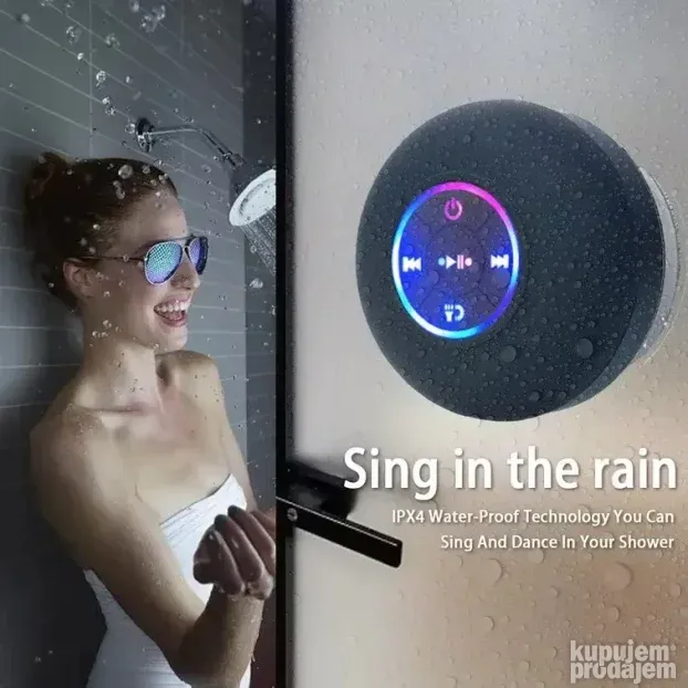 Zvucnik Vodootprni Zvucnik Bluetooth Zvucnik za tus - KupujemProdajem