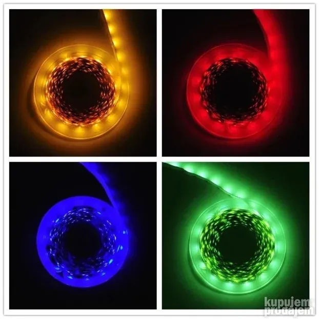 rgb traka 10m vodootporna samolepljiva led traka-traka-traka ...