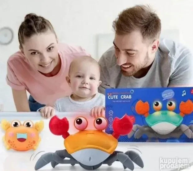 Interaktivna Kraba sa muzikom i senzorom pokreta AKCIJA - KupujemProdajem