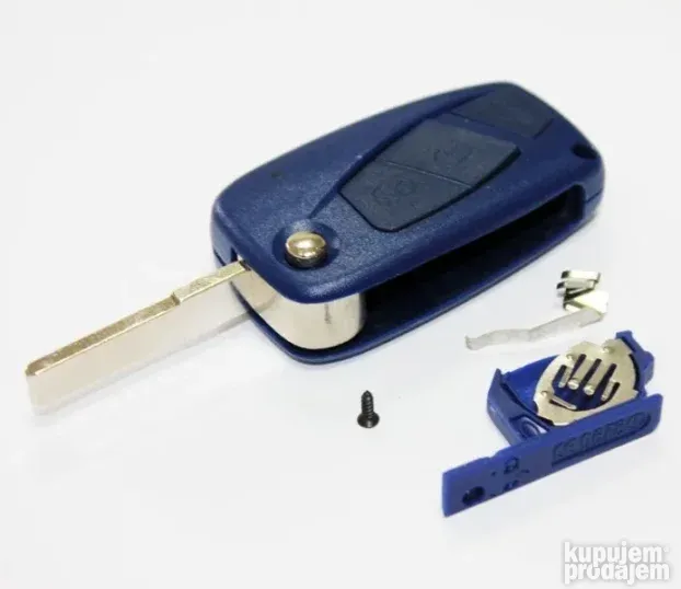 Kućište ključa fiat 3 dugmeta / skakavac- Plavi - KupujemProdajem