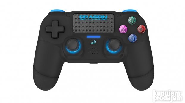 PS4 Dragon Shock 4 Wireless Controller Black - KupujemProdajem