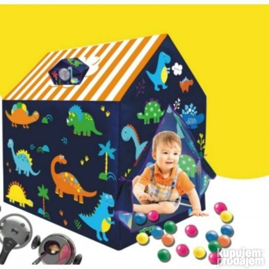 Deciji sator sa 50 loptica - KupujemProdajem