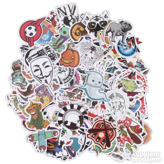 PVC Nalepnice Sticker Bomb PREMIUM 100 kom. Kvalitet! - KupujemProdajem