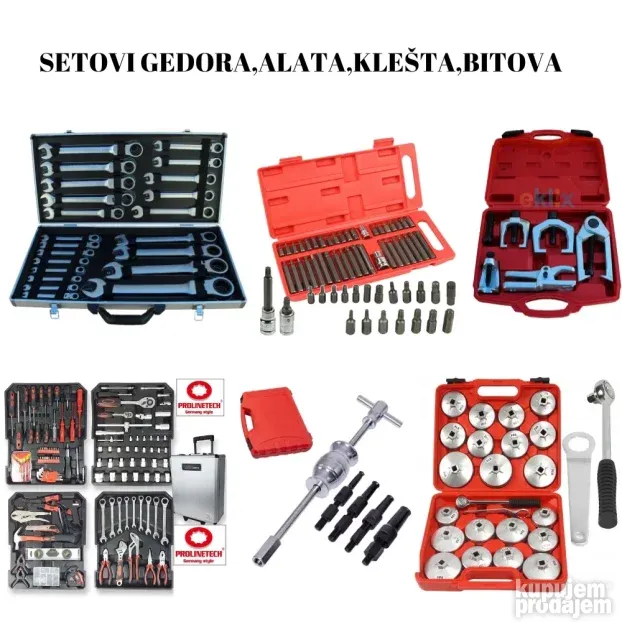 Setovi Gedore/Alati/Klešta/Bitovi /Automehaničarski - AKCIJA ...
