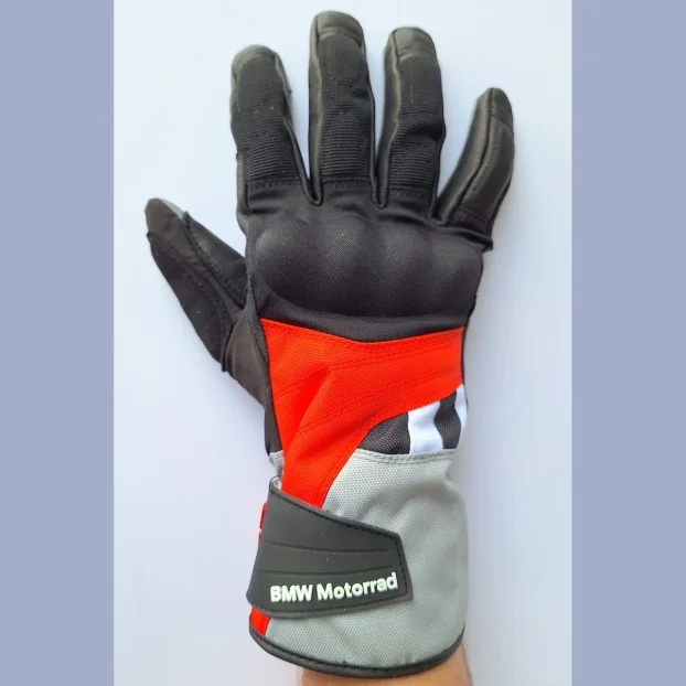 Moto rukavice BMW GORETEX crno crvene - KupujemProdajem