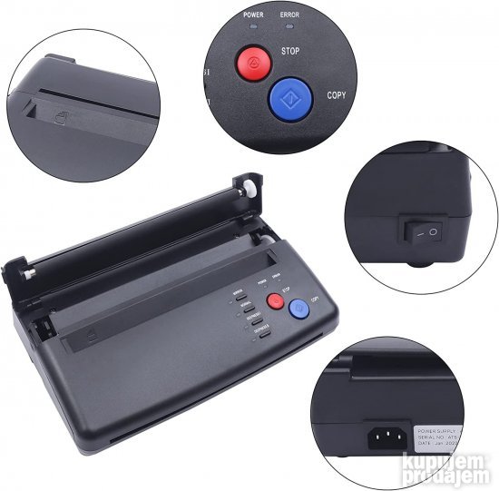 Profesionalni termo štampač za tetoviranje transfer tetovaža ...