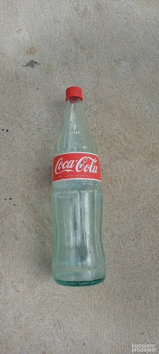 Retro staklena flaša coca cola 1l vintage - KupujemProdajem