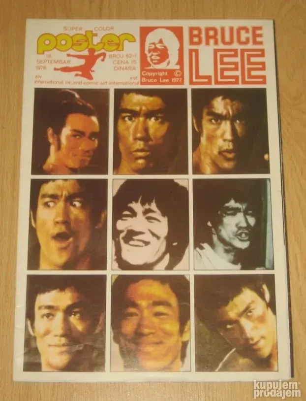 Poster Brus Li Bruce Lee broj 62 1978 - KupujemProdajem