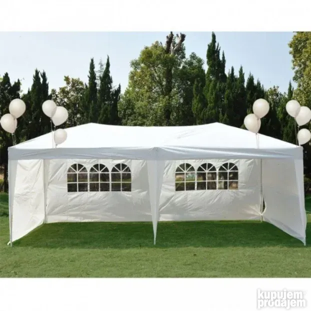 Paviljon za proslave 6x3m sa bocnim stranama - KupujemProdajem
