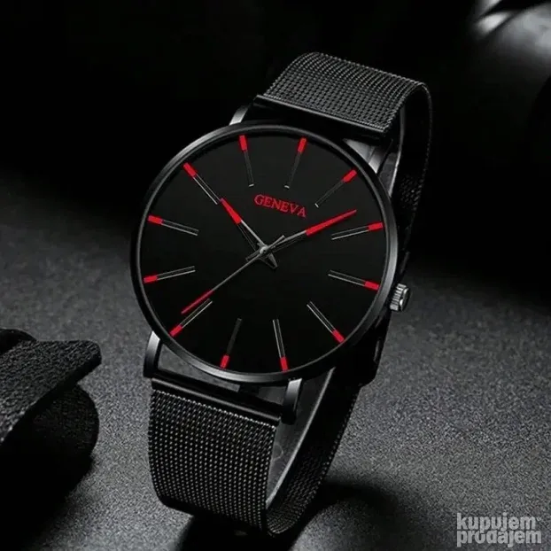 Muski rucni sat metalna narukvica u kutiji - KupujemProdajem