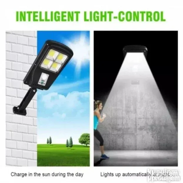Solarna led ulicna lampa sa senzorom pokreta - KupujemProdajem