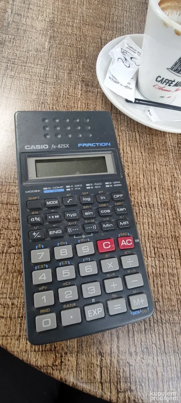CASIO fx-82SX FRACTION digitron/Original! - KupujemProdajem