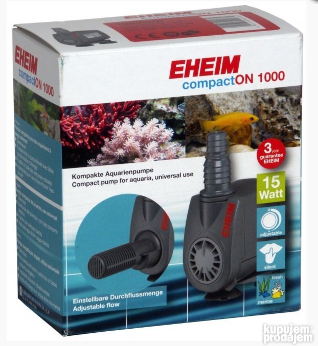 EHEIM compactON 1000 univerzalna akvarijska pumpa - KupujemProdajem