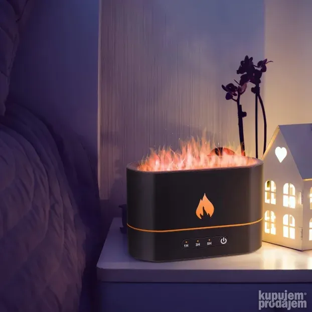 Aroma difuzer - osvezivac prostora sa efektom plamena - KupujemProdajem