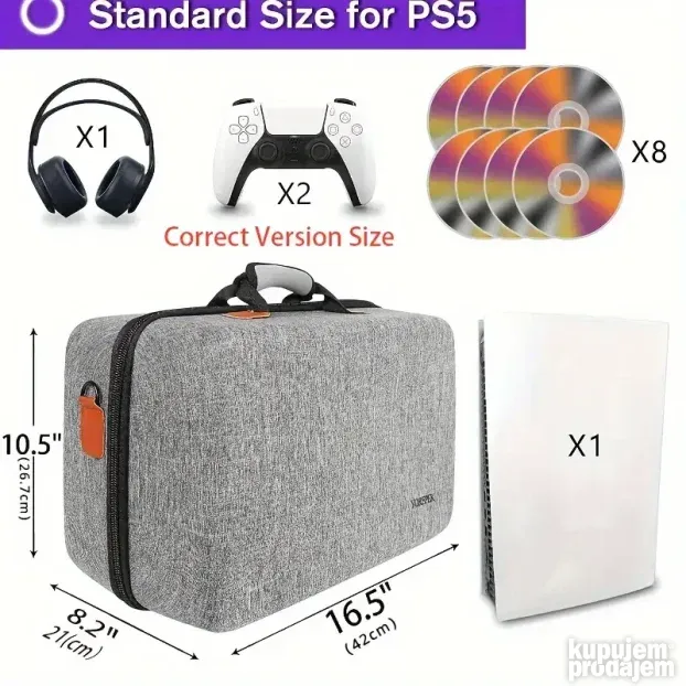 PS5 > Case za PlayStation 5 konzole / Travel Bag / NOVO - KupujemProdajem